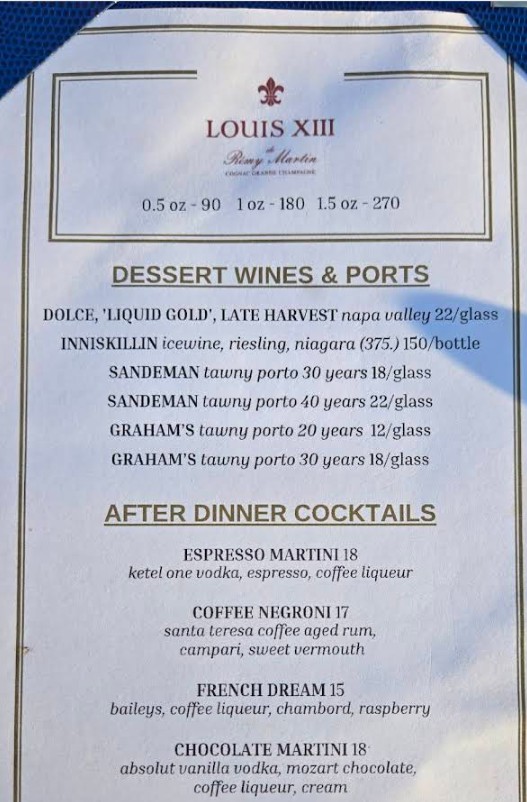 Ray's on the River Restaurant Menu | Fine Dining & Southern Seafood in ...